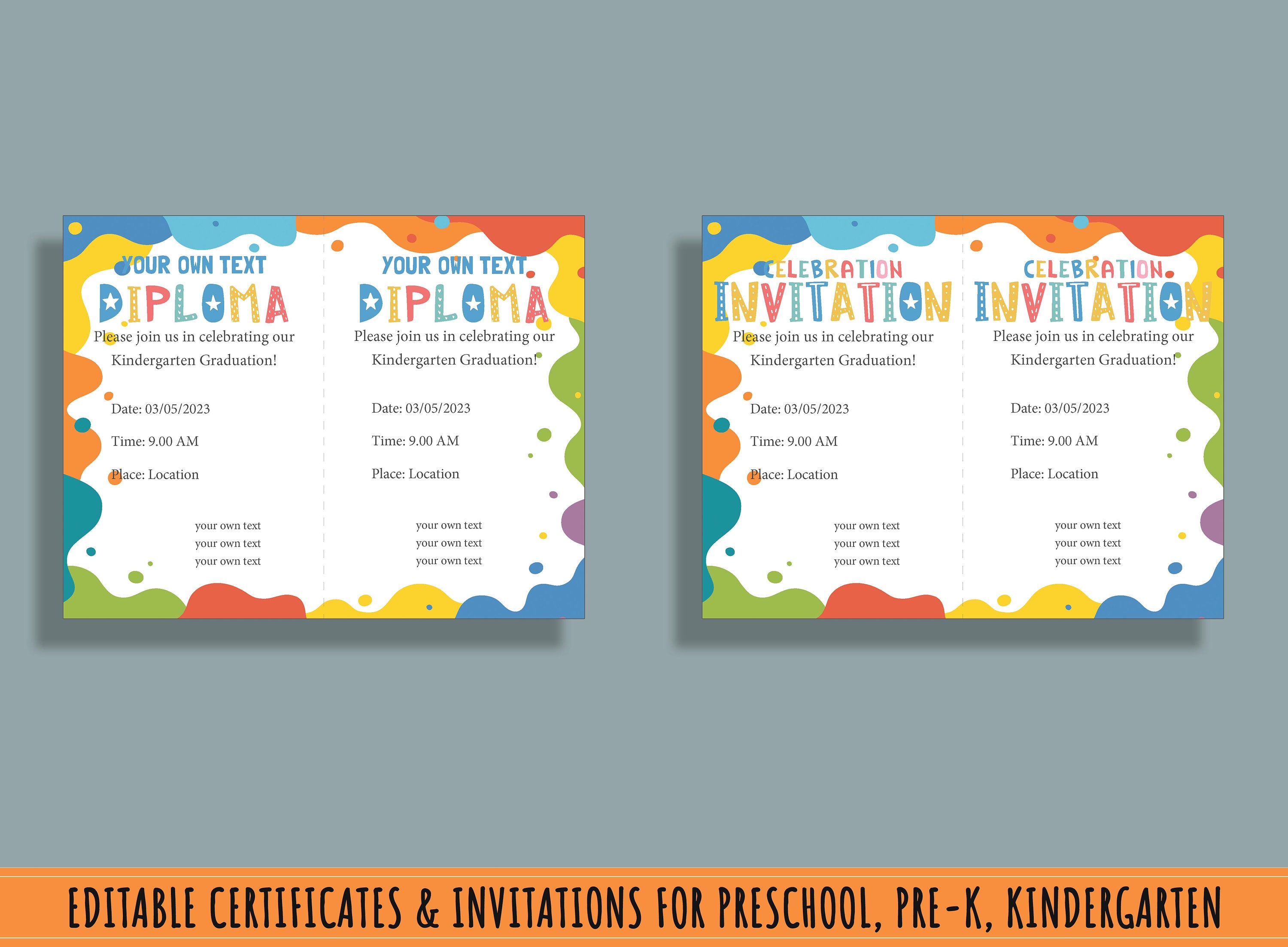 First Steps to Success: Kindergarten & Preschool Diploma, Certificate ...