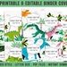 Dinosaur Binder Cover, 10 Printable & Editable Covers+spines, Binder ...