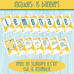 Editable Lemonade Stand Printable Kit: Summer Activity, Dramatic Play ...