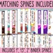 10 Editable Sweet Donut Binder Covers, Includes 1, 1.5, 2" Spines ...