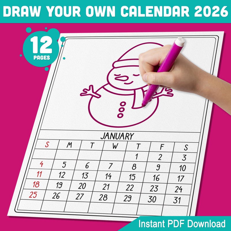 Blank Calendar Gift - 60+ Gift Ideas for 2025
