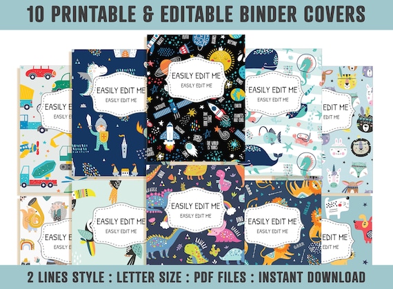 English Binder Covers For Guys