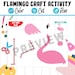 Pink Flamingo Craft Activity Color, Cut, and Glue for Prek to 2nd Grade ...