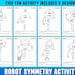 Robot Symmetry Worksheet, Robot Theme Lines of Symmetry Activity, 24 ...