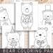 25 Adorable Bear Coloring Pages for Preschool and Kindergarten Kids ...
