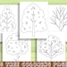 25 Beautiful Tree Coloring Pages for Preschool and Kindergarten, PDF ...