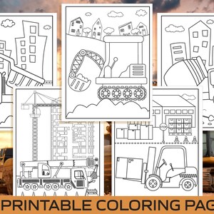 40 Printable Construction Coloring Pages for Kids – High-resolution PDF ...