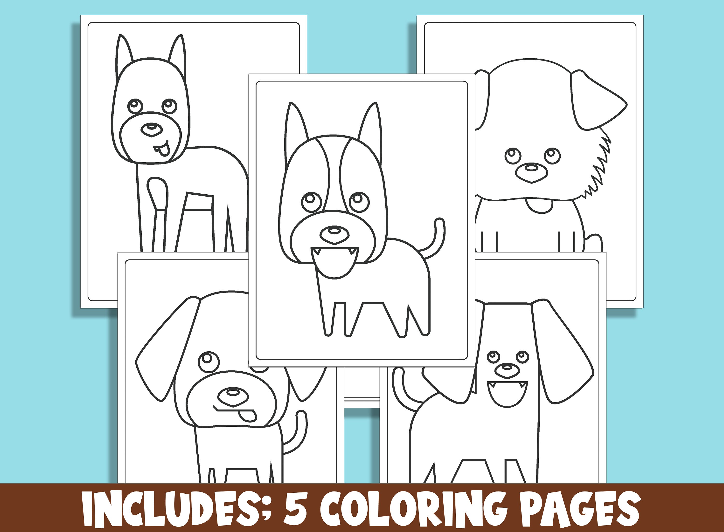 Learn How to Draw a Cute Dog, Puppy Directed Drawing Step by Step ...