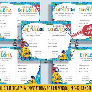 Little Learner's Diploma, Certificate, Invitation Collection: 37 ...
