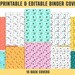 Binder Cover Printable 10 Editable Coversspines Teacher - Etsy