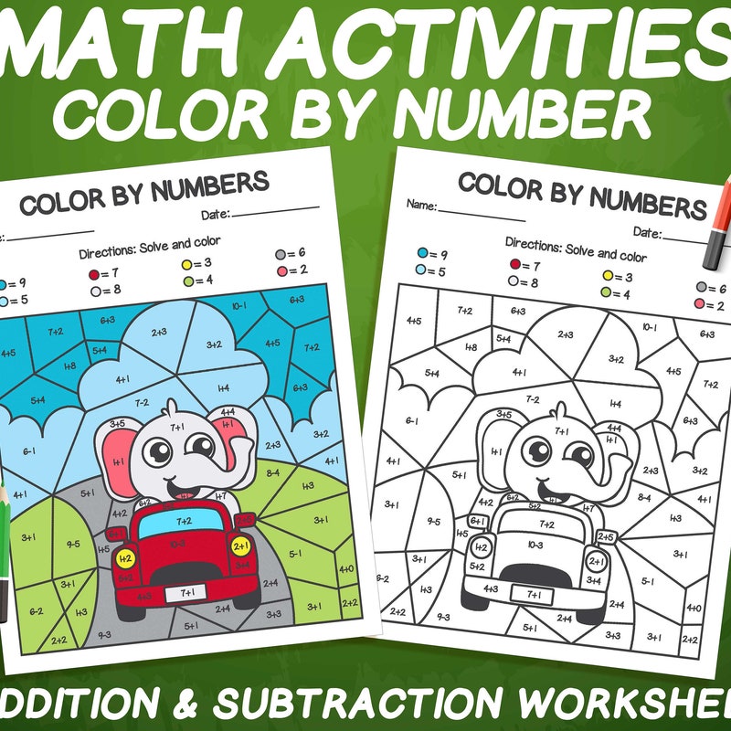 Color by Number - Etsy UK