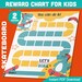 Printable Dinosaur Skateboard Reward Chart for Kids: 2 Fun Designs to ...