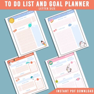 2025 Planner for Kids: Printable Boys & Girls Planner With Daily ...