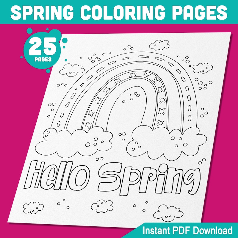 Coloring Pages - Etsy