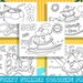 Sun, Sand, and Scribbles: 15 Funny and Cute Summer Coloring Pages, PDF ...