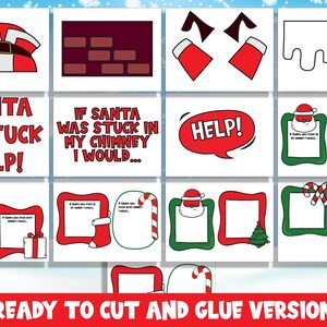 Help! Santa is Stuck in the Chimney, Fun Christmas Craft Activity ...