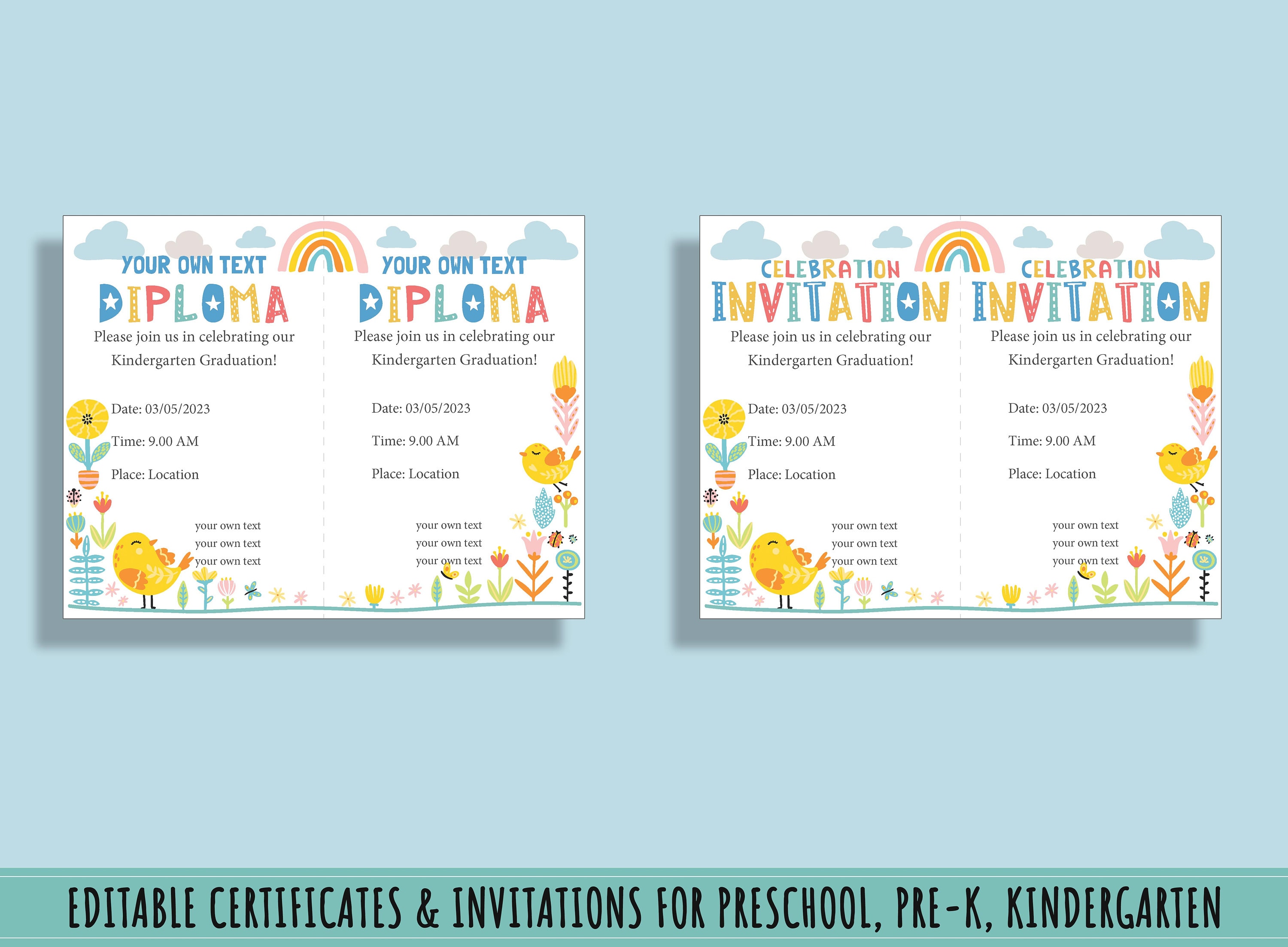 Diplomas Certificates and Graduation Invitations for - Etsy