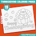 15 Festive Thanksgiving Coloring Pages for Preschool, Kindergarten ...