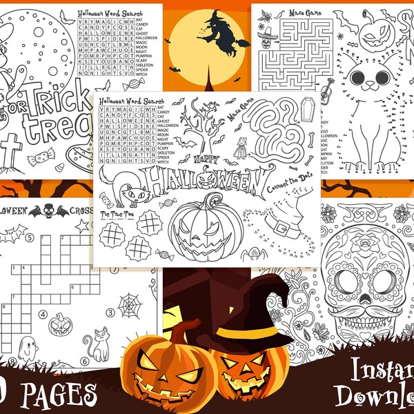 Halloween Placemat - Etsy
