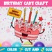 Birthday Cake Craft Activity Color, Cut, and Glue for Prek to 6th Grade ...