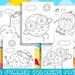 Summer Fun Character Coloring Pages: 20 Playful Designs for - Etsy