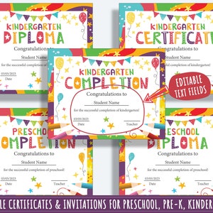 Editable Funny Class Awards, End of the Year Awards, Diplomas ...