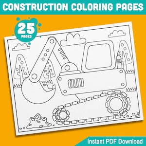 Construction Coloring Pages: 25 Fun and Engaging Pages for Kids ...