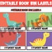Editable Dinosaur Book Bin Labels: 16 Customizable Designs for Perfect ...