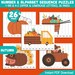 Autumn Number and Alphabet Sequence Puzzles: 1-100 and A-Z Printable ...