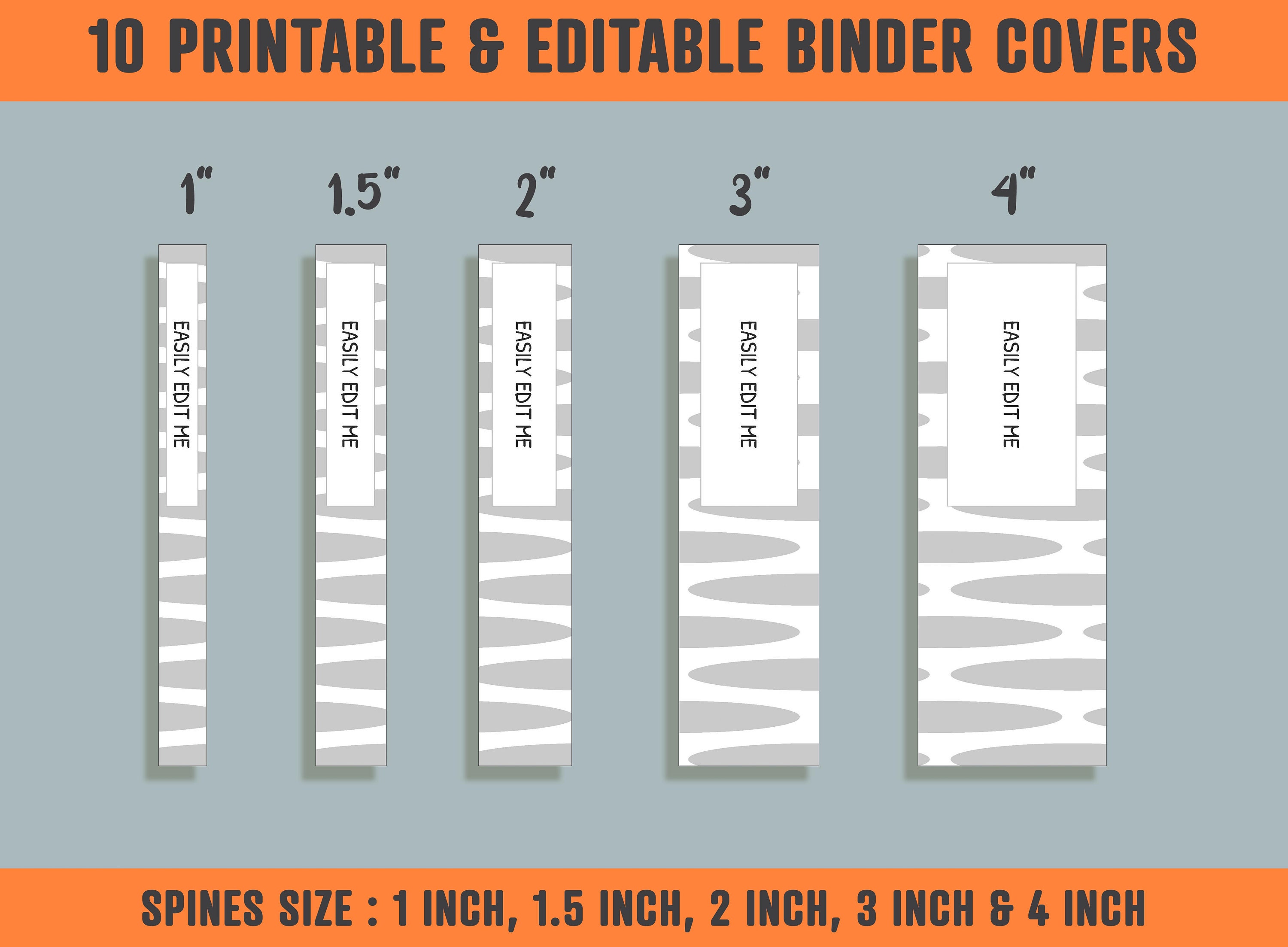 Geometric Patterns Collection Binder Covers 10 Printable & - Etsy