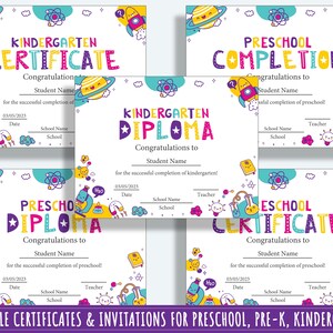 Customizable Science Diplomas, Certificates, and Invitations for ...