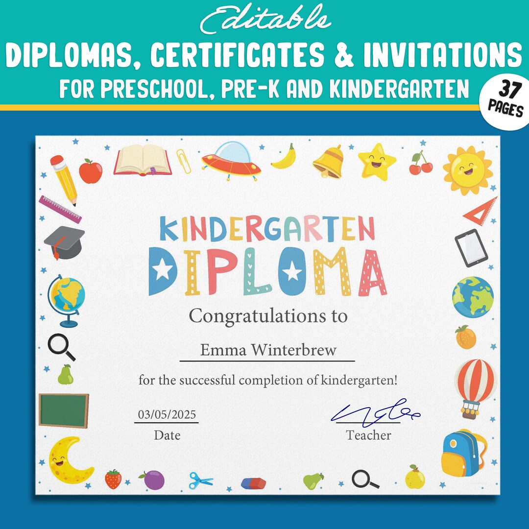 Fun and Creative Certificate, Diploma, and Invitation Templates for ...