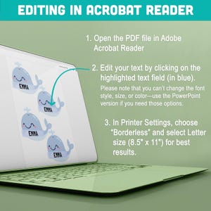 Editable Locker Labels (cubby Name Tags), Sea Animal Themed – 10 ...