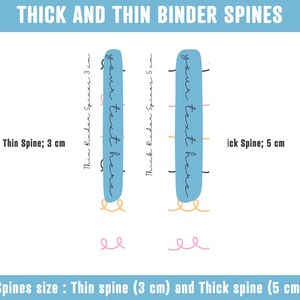 Powerpoint Binder Covers, 10 Printable/editable Simple Minimalist ...