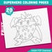 Fruit Superhero Coloring Pages: 20 High-resolution Fruity Heroes to ...
