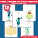 Prince and Princess Body Clipart Templates: Add Your Own Photo Face ...
