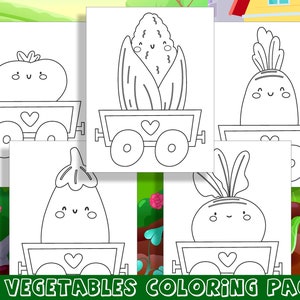 Fun and Educational Vegetable Coloring Pages for Preschool and ...