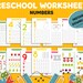 Preschool Worksheets 10026 Printable Worksheets Kids - Etsy