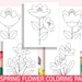 Spring Into Color: 25 Flower Coloring Sheets for Preschool and ...