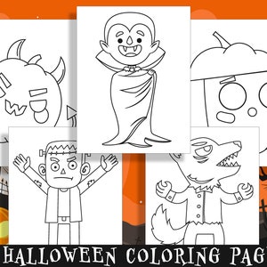 Get Spooky With These Adorable Halloween Coloring Pages for ...