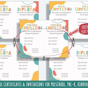 37 Pages of Abstract-themed Diplomas, Certificates, and Invitations for ...
