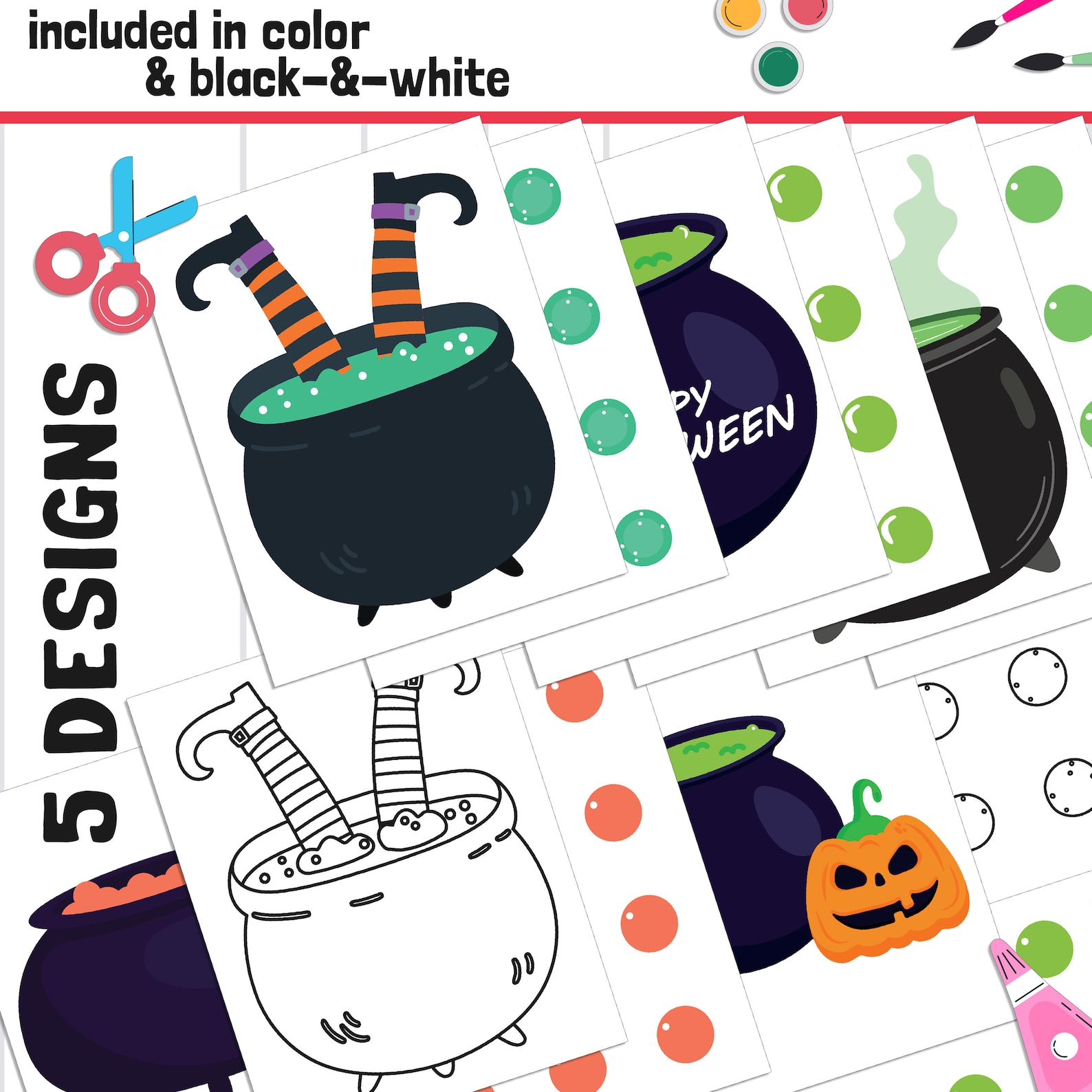 Cauldron Name Craft Activity: Halloween, Back-to-school Bulletin Board ...