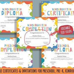 First Steps to Success: Kindergarten & Preschool Diploma, Certificate ...