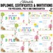 37 Editable Pre-k Certificates, Lovely Nature Themed, Kindergarten ...
