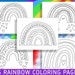 25 Delightful Rainbow Coloring Pages for Kids Perfect for Preschool ...
