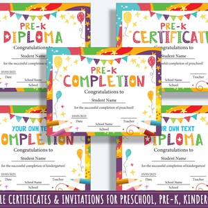 Editable Funny Class Awards, End of the Year Awards, Diplomas ...