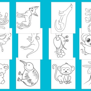 Preschool Coloring Pages 100 Printable Animal Coloring Pages for Boys ...