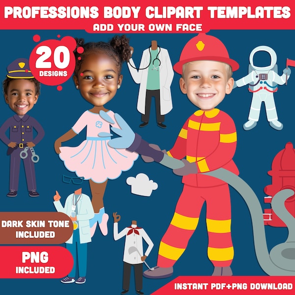Community Helpers Clipart - Etsy