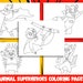 Animal Superheroes Coloring Pages: 20 Epic Designs for Kids With Fun ...