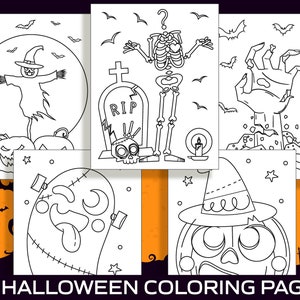 New Fun Halloween Coloring Pages: Over 41 Printable Pages for Kids ...